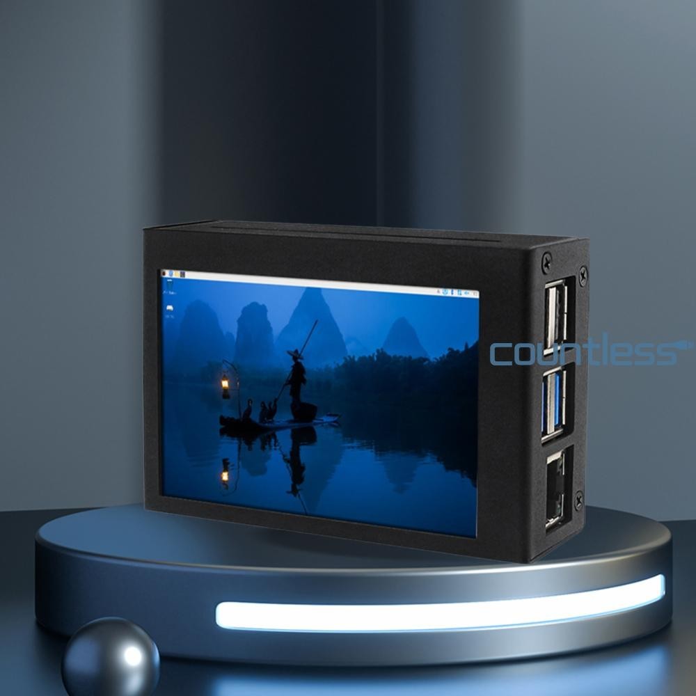For Raspberry Pi 5 Metal Case TFT LCD Display GPIO Display Monitor 3.5 ...
