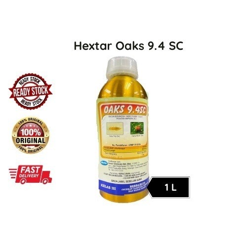 Hextar Oaks 9.4SC Insecticide/ Racun Serangga Akosu/ Kutu Trip & Ulat ...