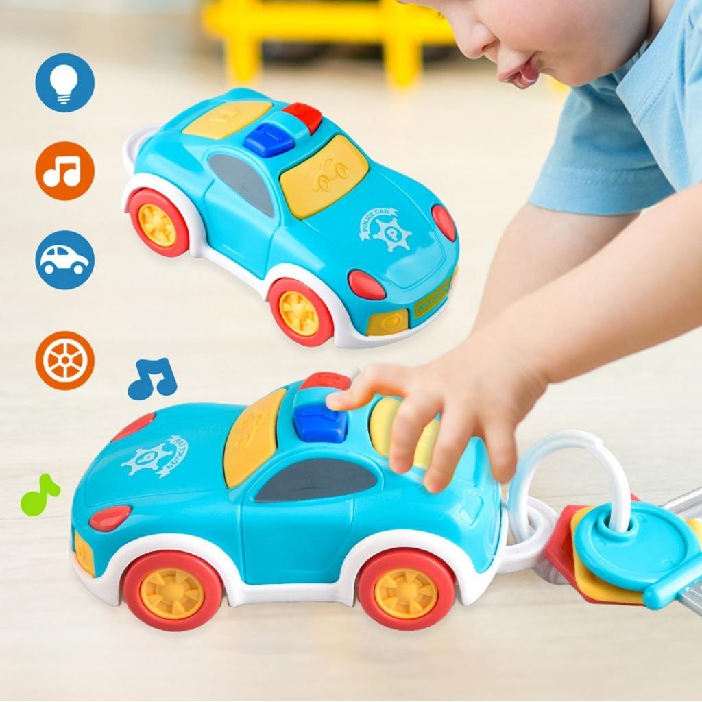 Rubikcube Car Key Toy Plastic Easy Operation Light Children for Camping ...