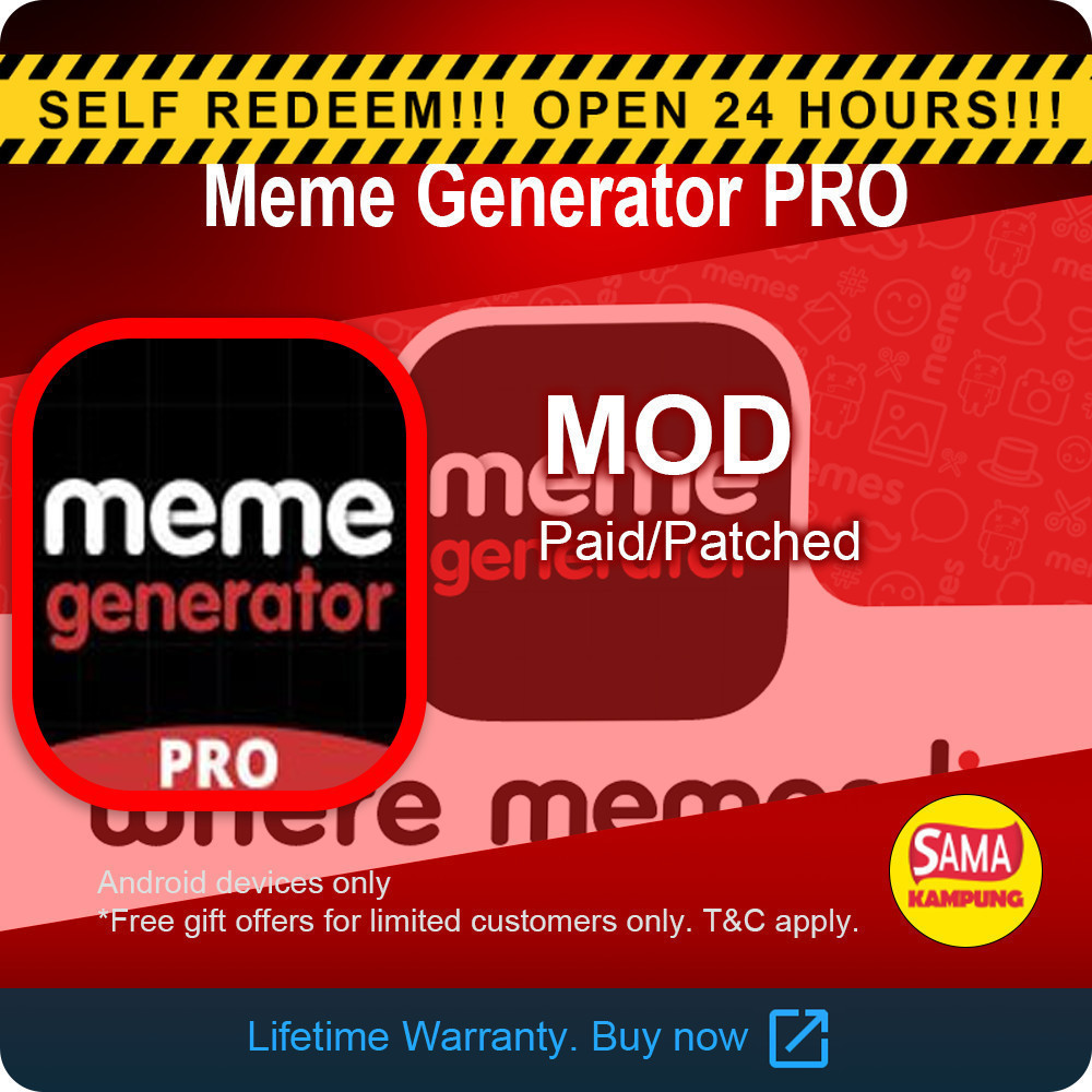 [ANDROID GAME] Meme Generator PRO MOD | TRUSTED SELLER | LIFETIME ...
