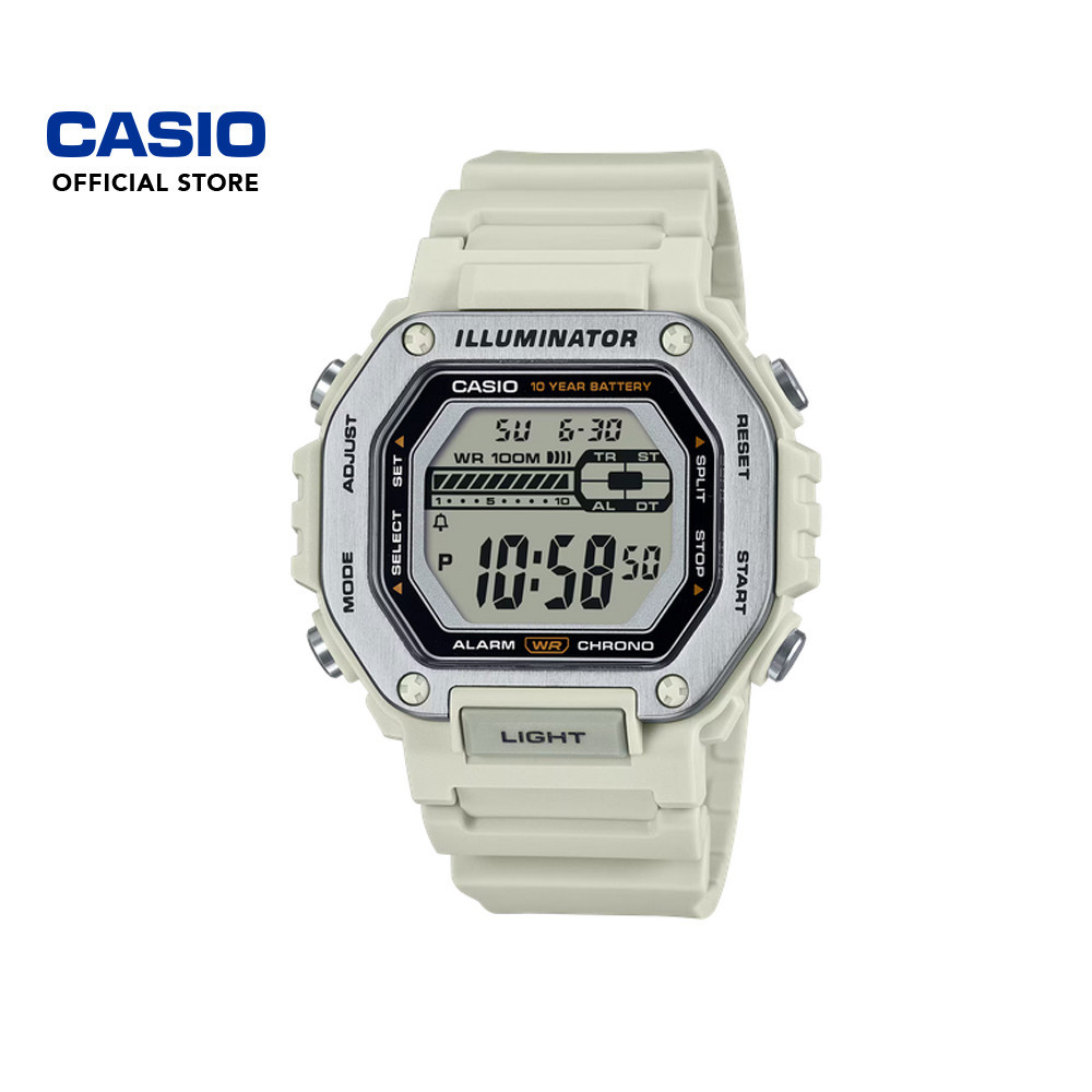 Casio General MWD-110H-8AV Grey Resin Band Men Watch | Shopee Malaysia