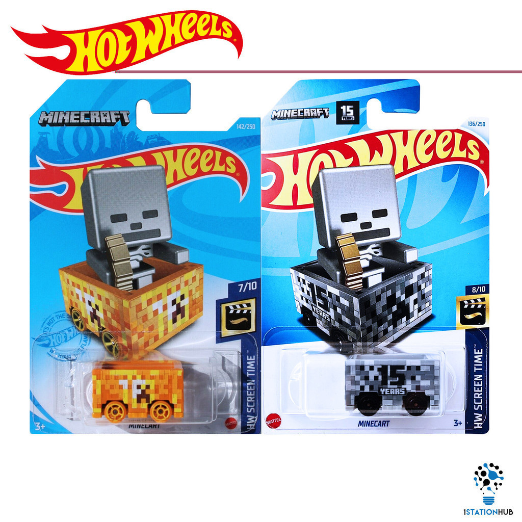 Mattel Hot Wheels HW Screen Time Series | Hotwheels Minecart | Kids Toy ...
