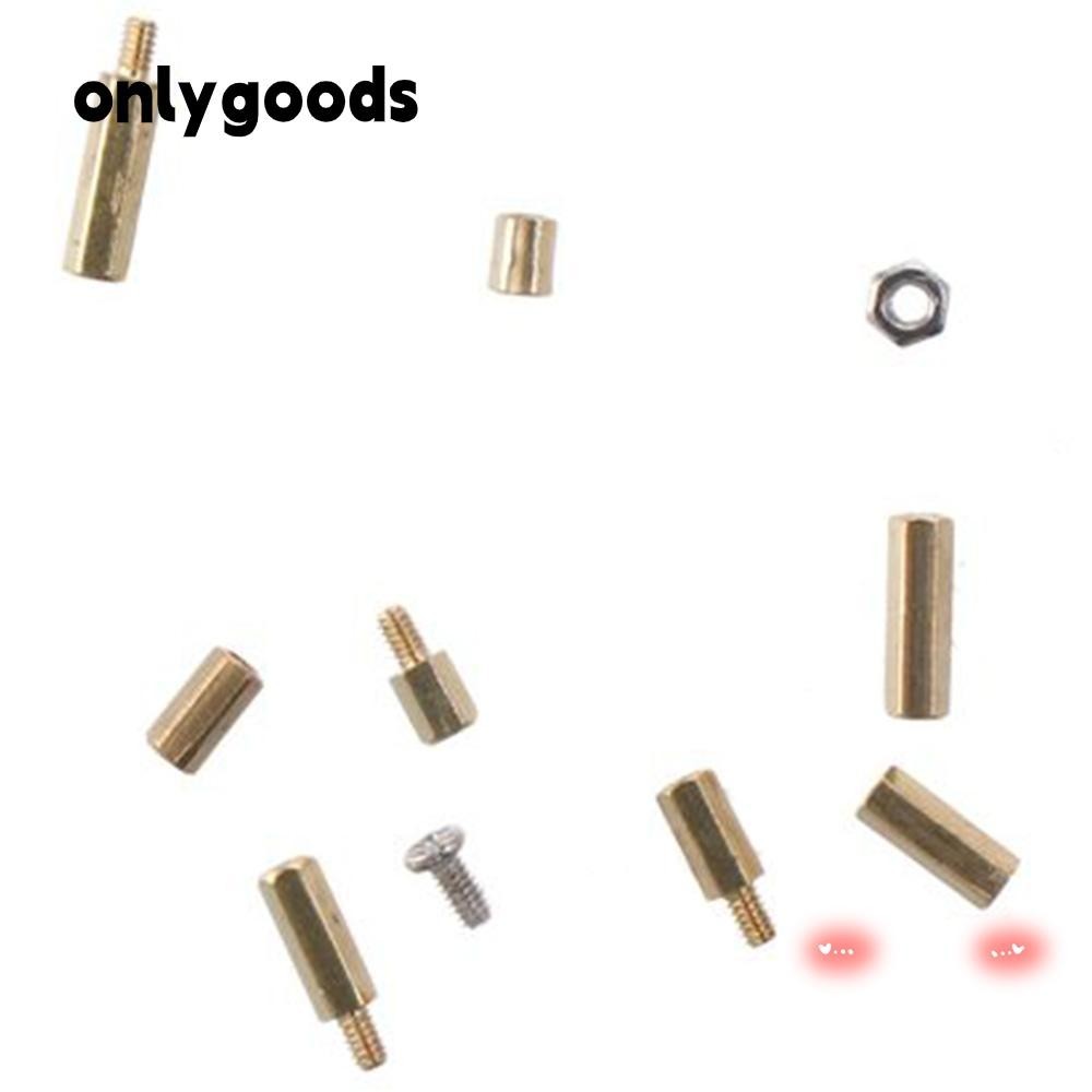 ONLYY 300pcs Hex Brass Spacer, Male Female M2 Standoff Screw Nut ...