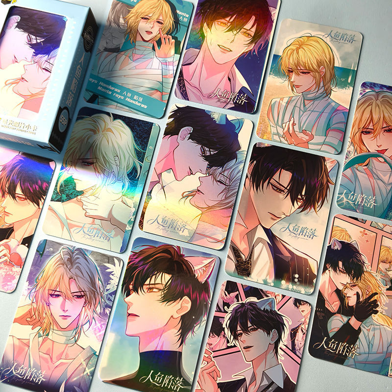 Ready Stock Hot Sale Mermaid Falling Starlight Laser Photocard Bai ...