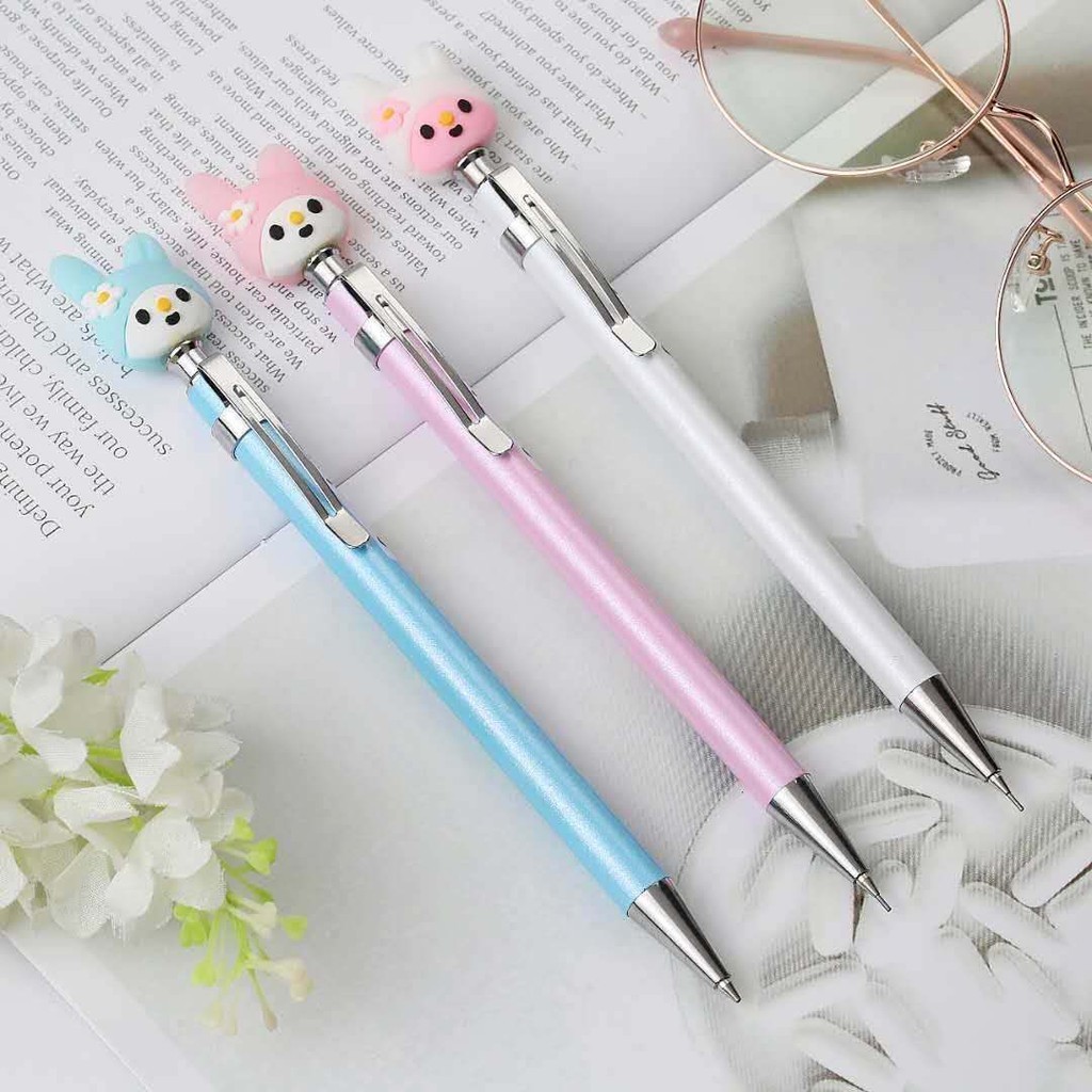 Mechanical Pencil Metal Small Medium Exam Sketch 2B Push Mechanical ...