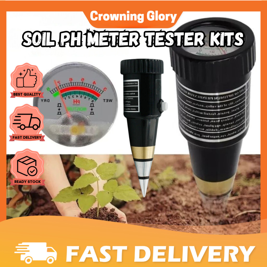 Sensor Soil Ph Meter Tester Kits Hygrometer Portable Plant Water Light ...