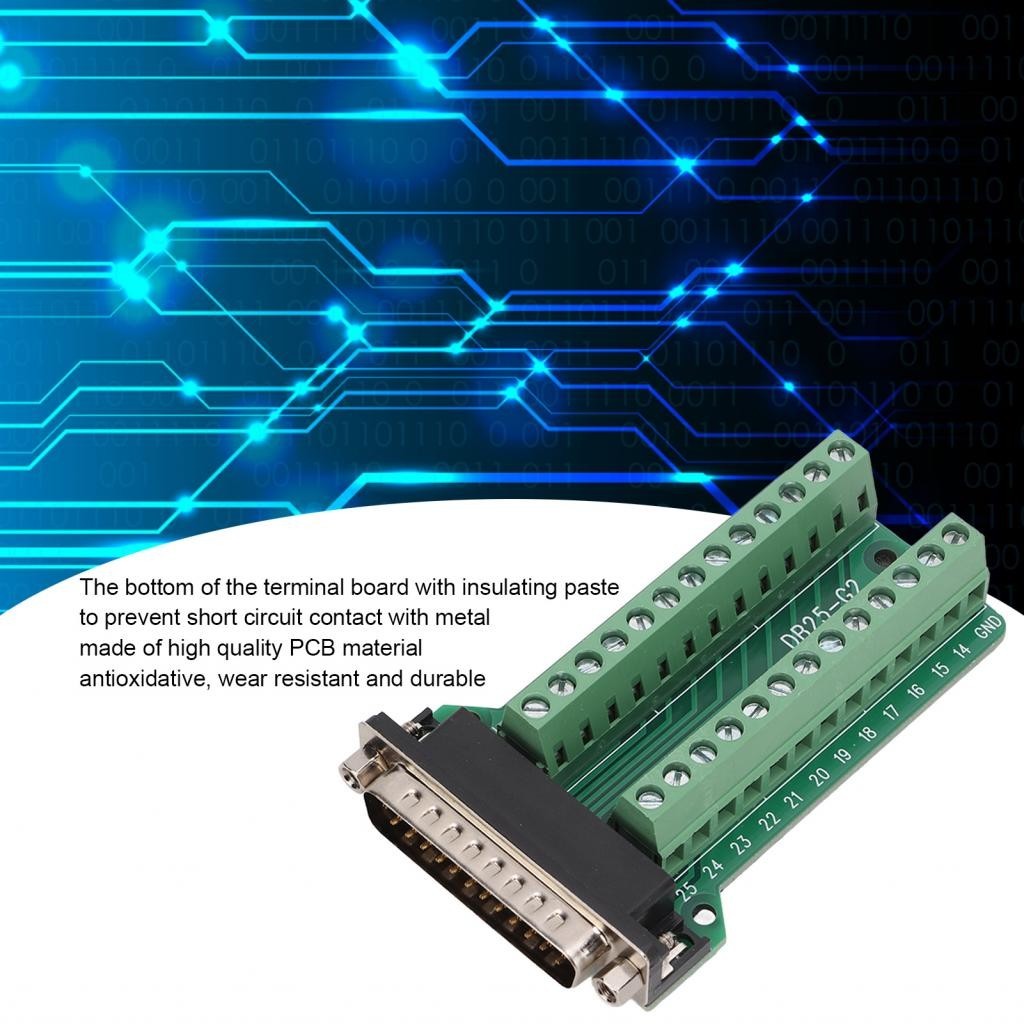 Sinhopsa 25Pin Terminal Block Connector Signal Module Screw Type PCB ...