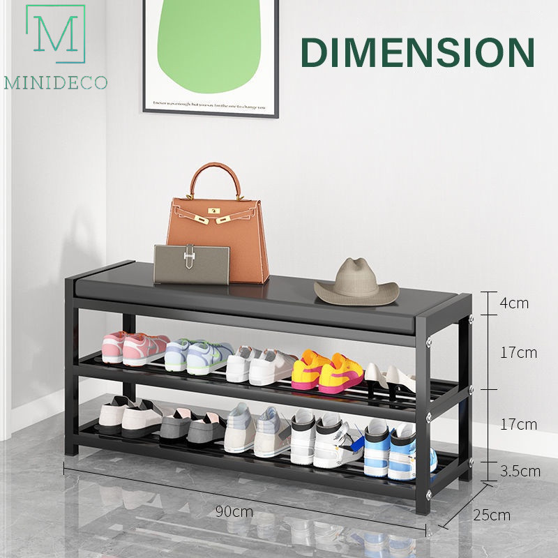 Steel Shoe Rack Simple Rack Home Indoor Shoe Stool Type Shoe Cabinet ...