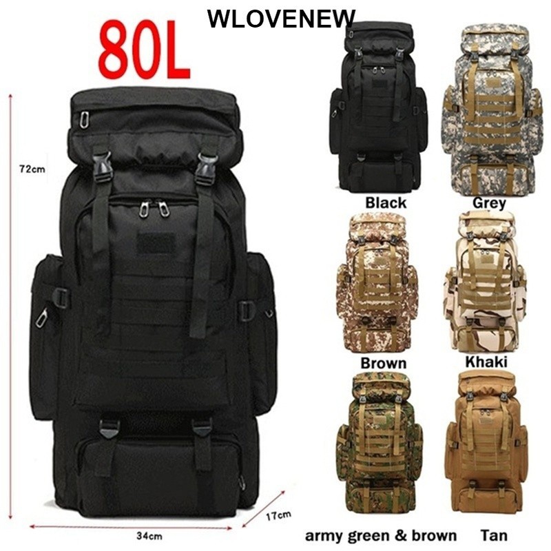 WLNVN Camo Backpack Military Army Rucksack Tactical Backpacks(0628 ...