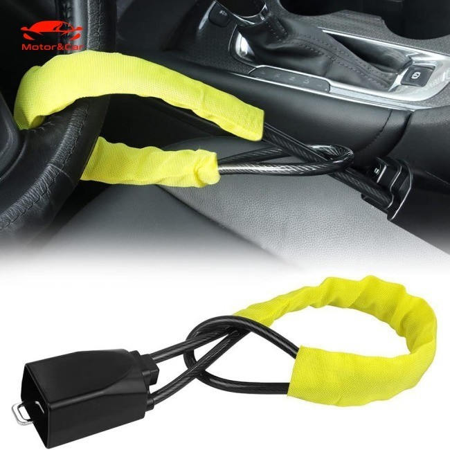 jianting Steering Wheel Lock With Seat Belt Buckles Universal Vehicles ...