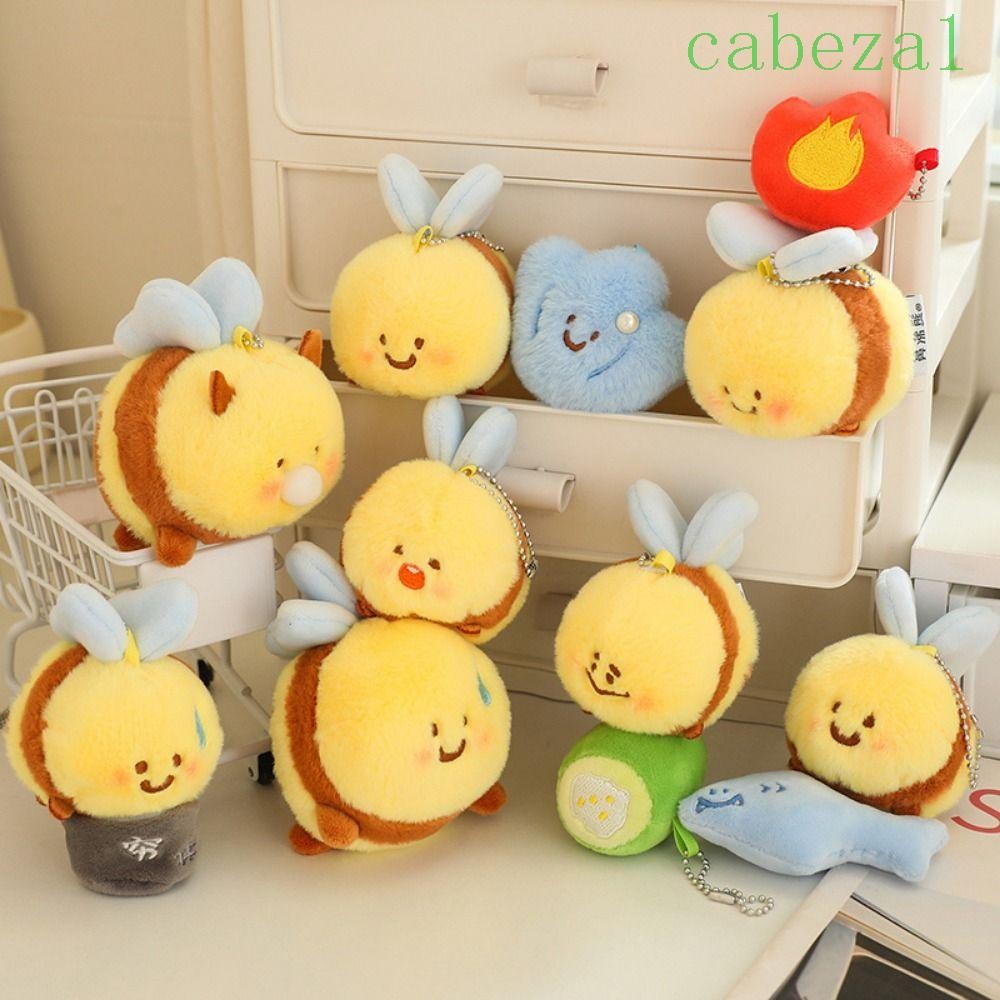 CABEZA Bees Bear Plush Dolls, Shark Bee Cartoon Bee Doll Plush Toy ...