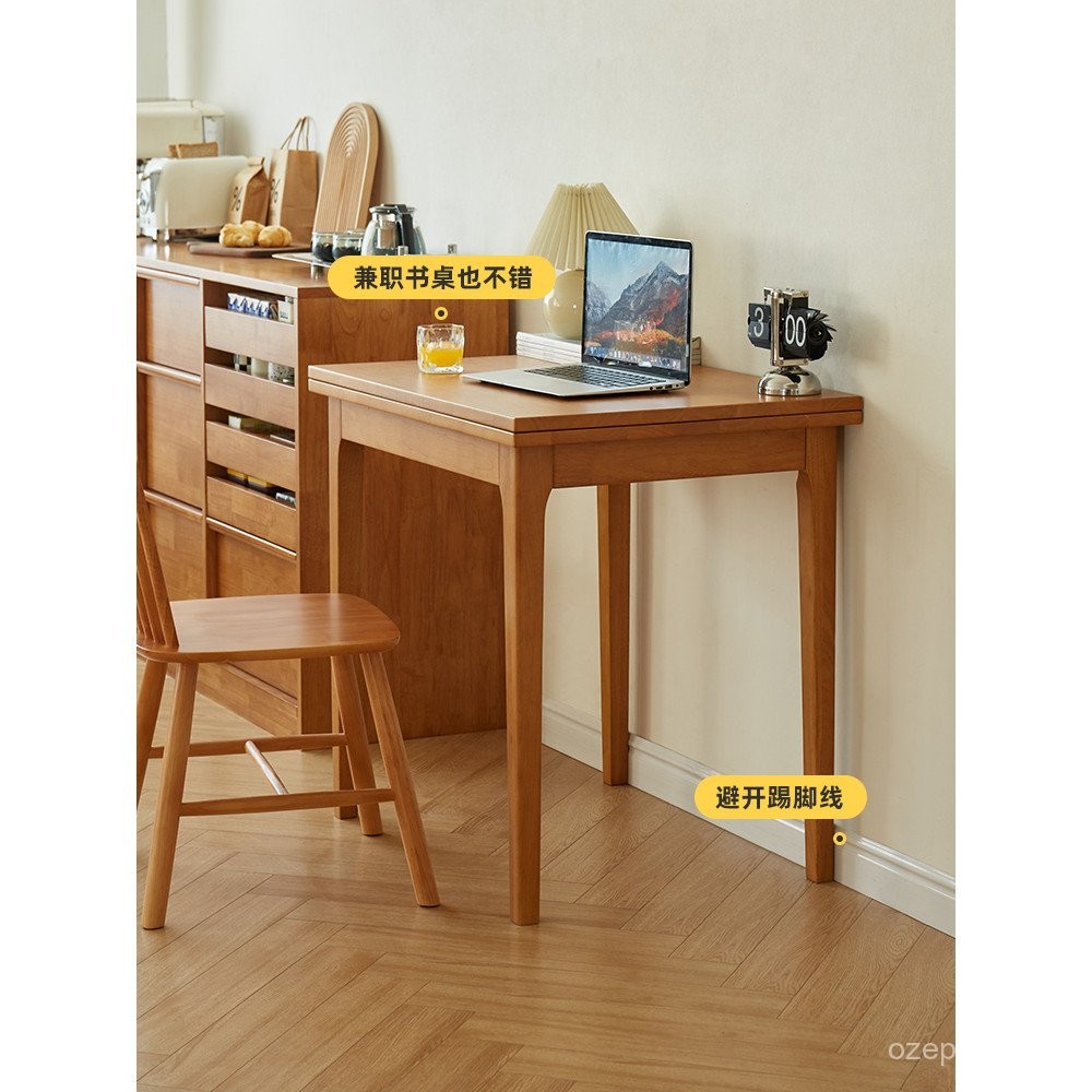 Meja Makan Kayu Pepejal Meja Persegi Boleh Dilipat Meja Makan Rumah ...