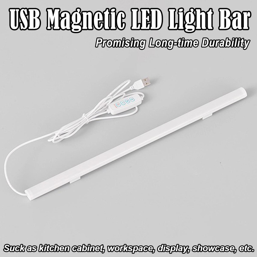 Led Light Tube Reading Lamp Cold/Warm/Neutral White Magnetic Wall USB ...