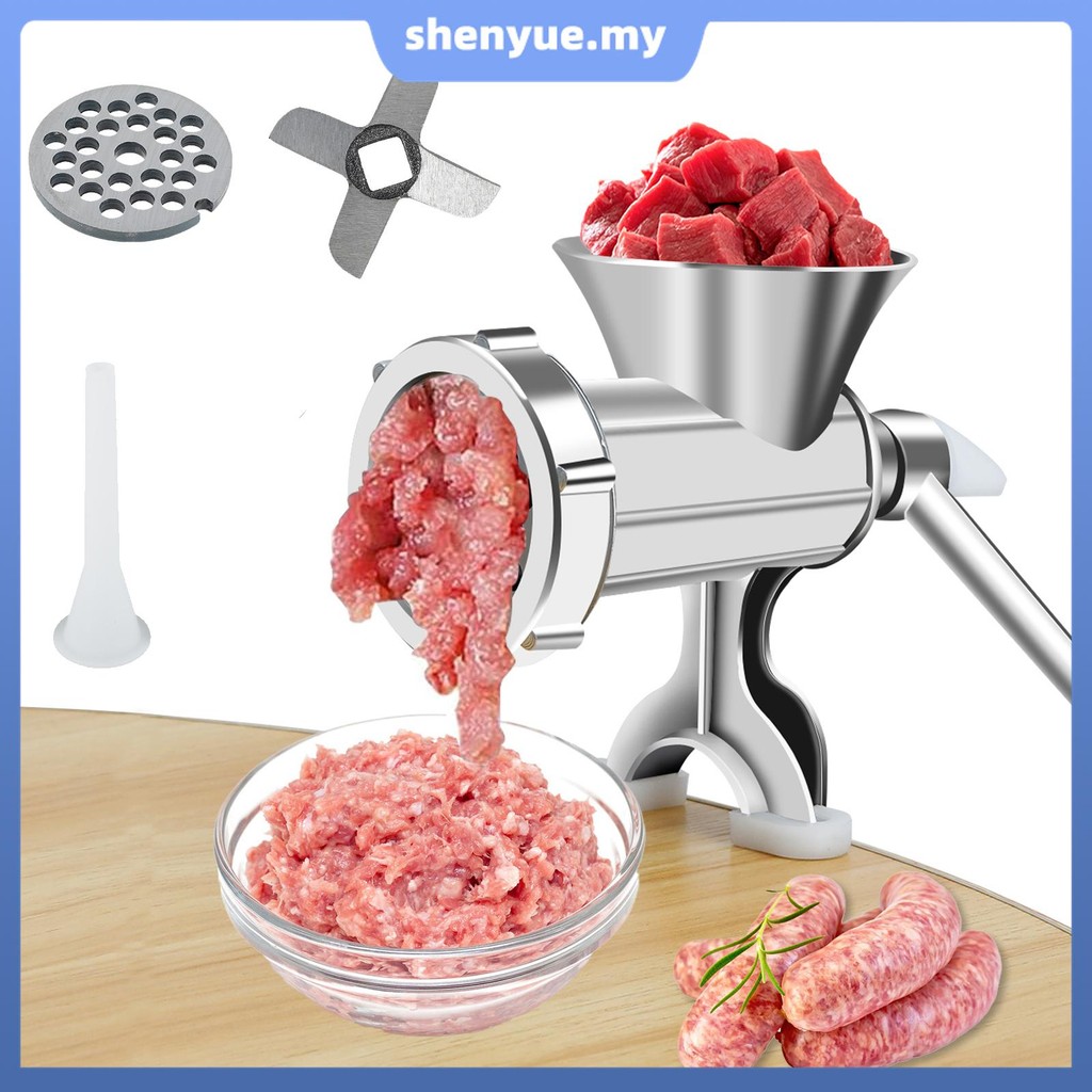 Manual Meat Grinder with Handle Meat Crank Rustproof Meat Grinder ...
