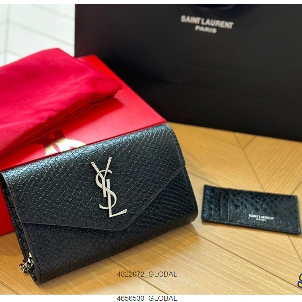 [Real Quality YSL] Envelope Beg Chain Beg Genuine Leather Beg Fashion ...