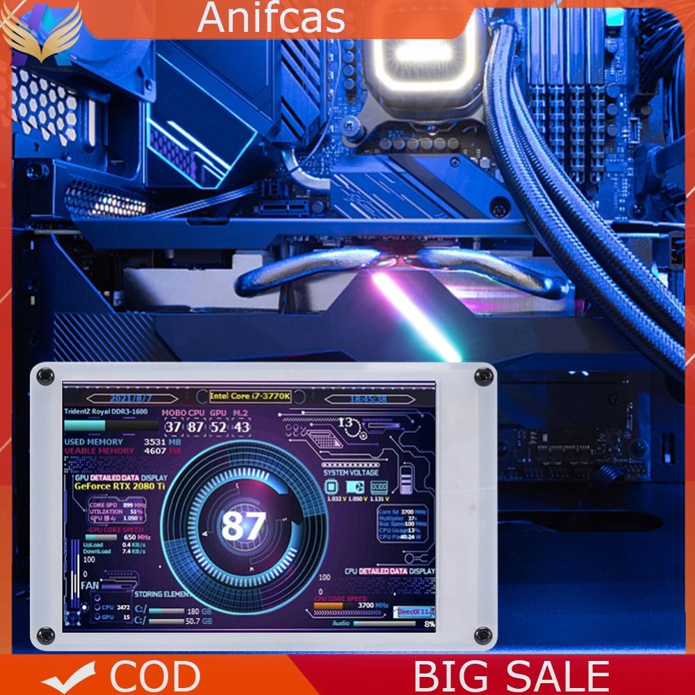 Dual USB 3.5 inch IPS CPU GPU RAM HDD Monitor Secondary Screen for ...