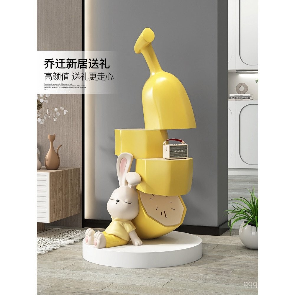 Cartoon Cartoon Rabbit Floor Decoration Large Tray Living Room TV ...