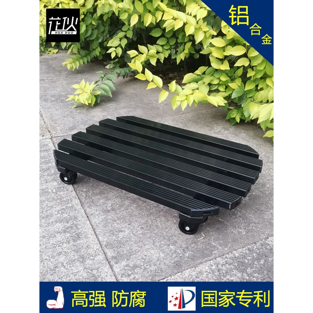 Rakan Bunga Bonsai Bujur Pendirian Balkoni Luaran Aluminium Aloi Bunga ...