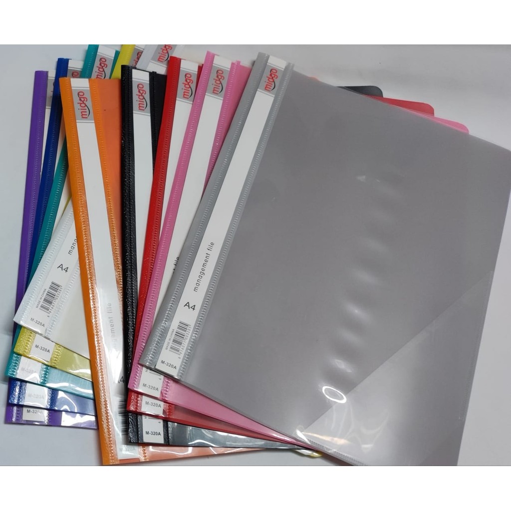 (12pcs / Pkt) A4 PVC Management File (A4 Midgo -320A) | Shopee Malaysia