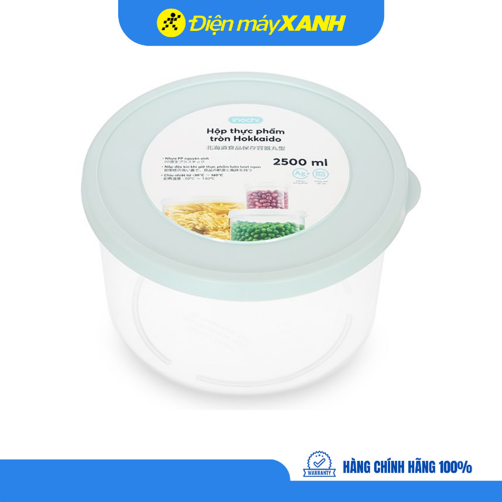 Inochi Hokkaido plastic food container 2500 ml HIN.HOTR.2500 | Shopee ...