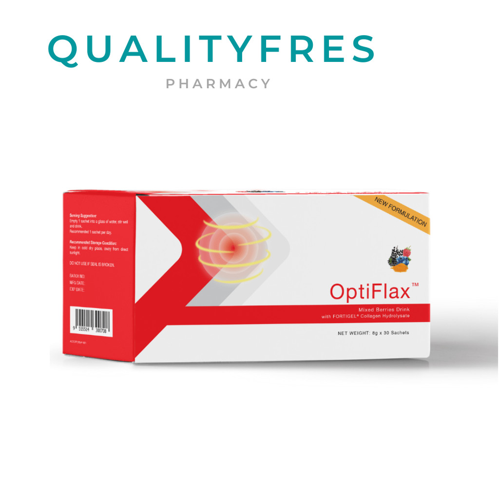 Ascentia OptiFlax Mixed Berries Drink with Fortigel® Collagen ...