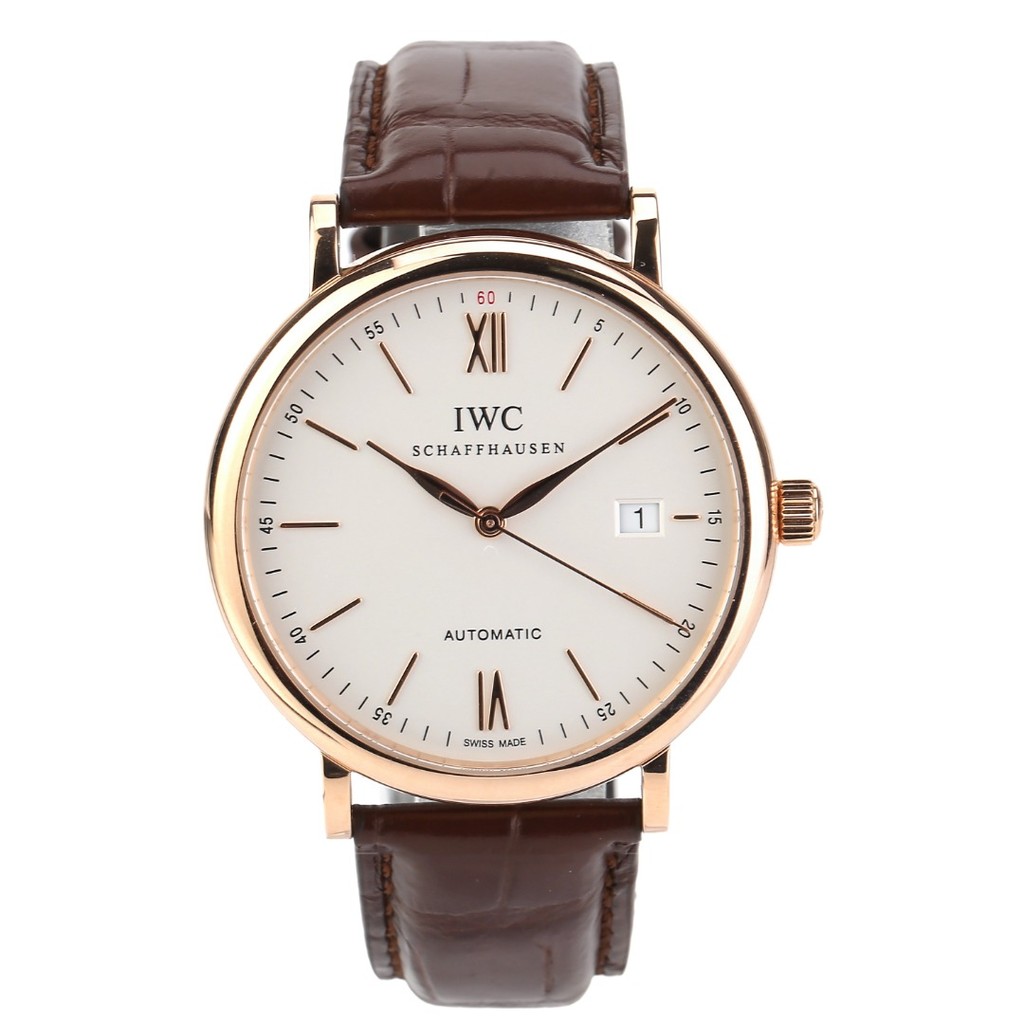 Iw/iwc Watch Bertao Fino Series 18K Rose Automatic Men's Watch IW356504 | Shopee Malaysia