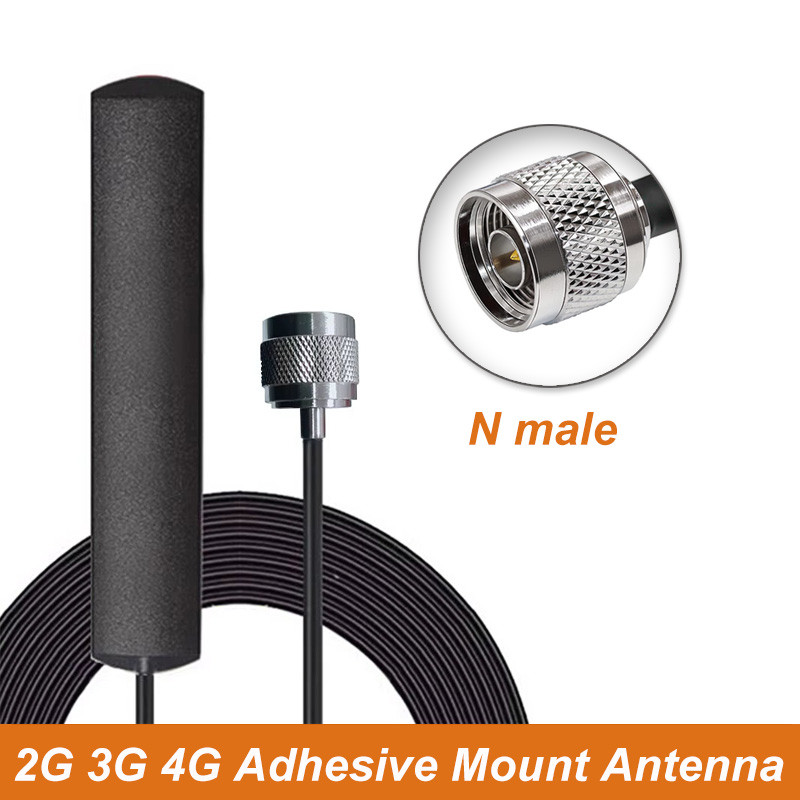 3G 4G LTE GSM Antenna 700-2600MHZ Adhesive Mount Antenna with N Male ...