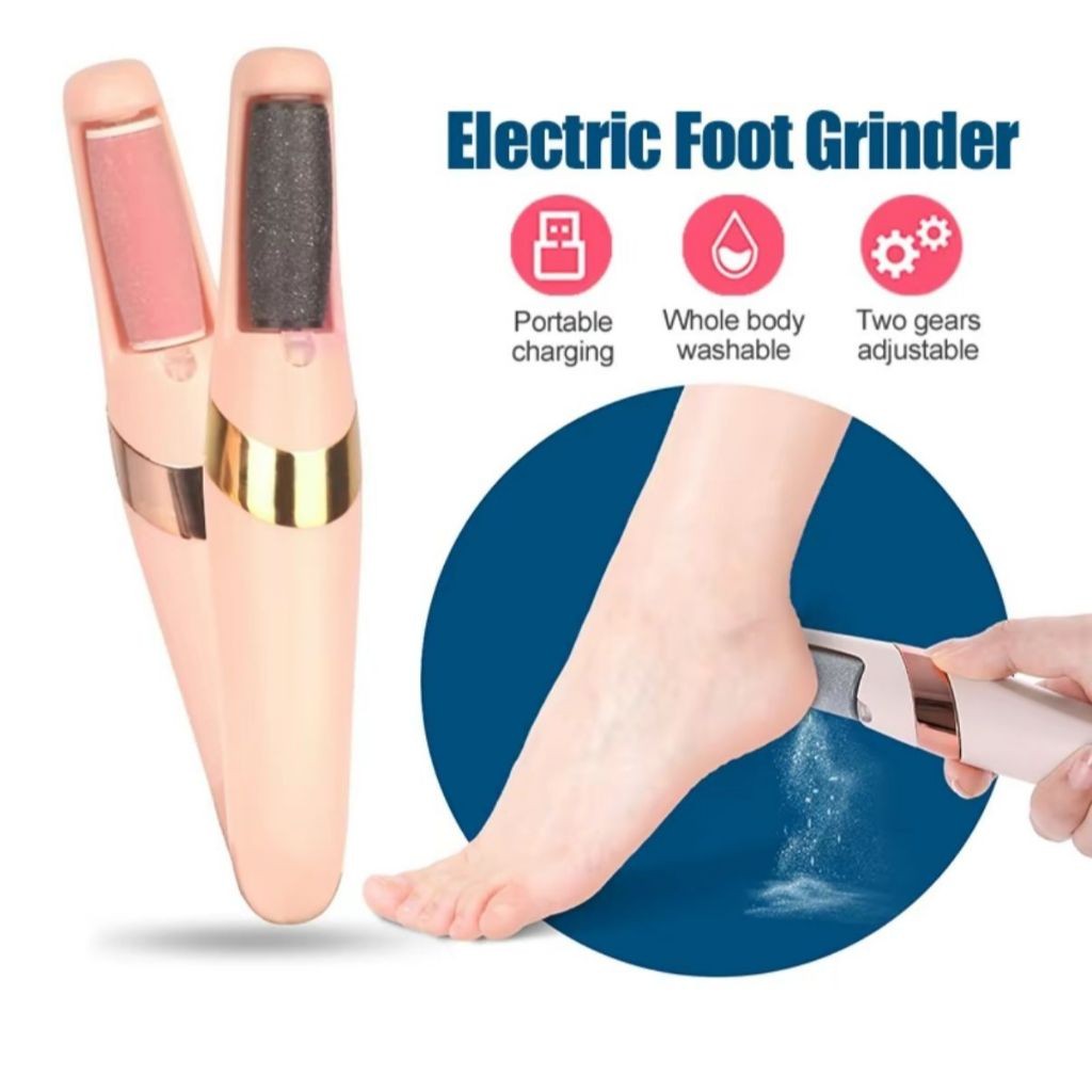 Electric Foot Grinder Automatic Foot Callus Rubbing Pedicure Dead Skin ...