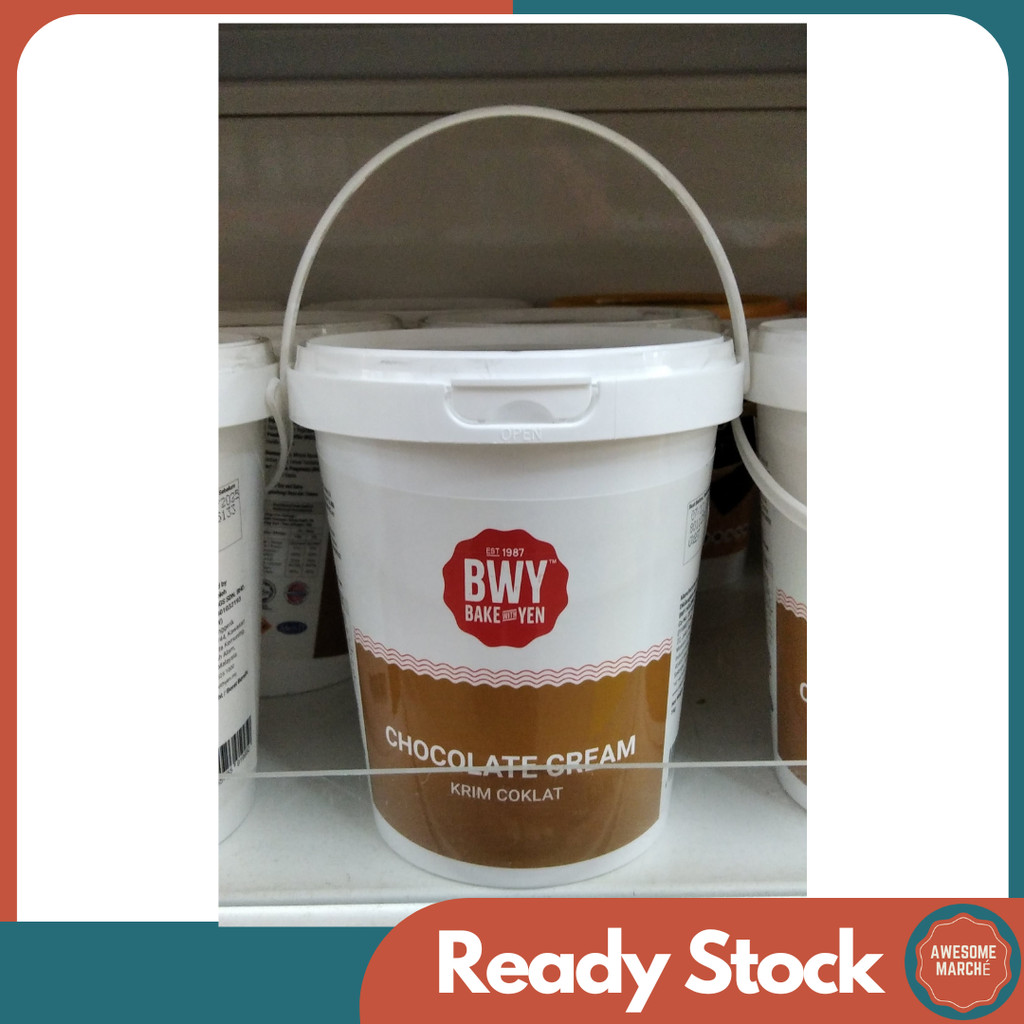 BWY Chocolate Cream 1kg by Bake with yen EXP 09/2026 | Shopee Malaysia