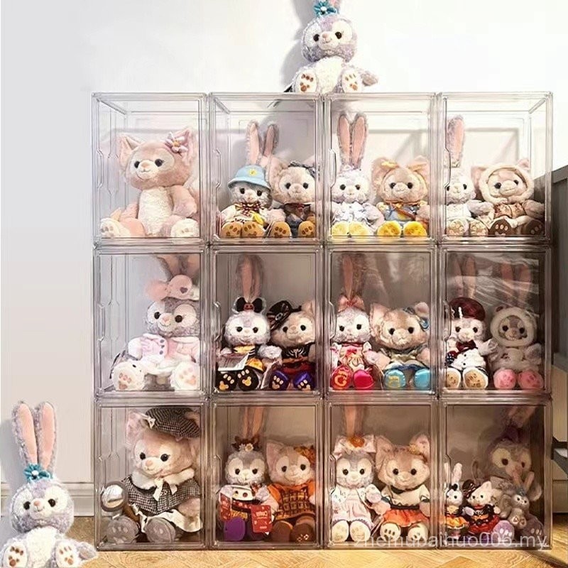Disney Doll Star Delu Transparent Storage Box Acrylic Display Box Doll ...