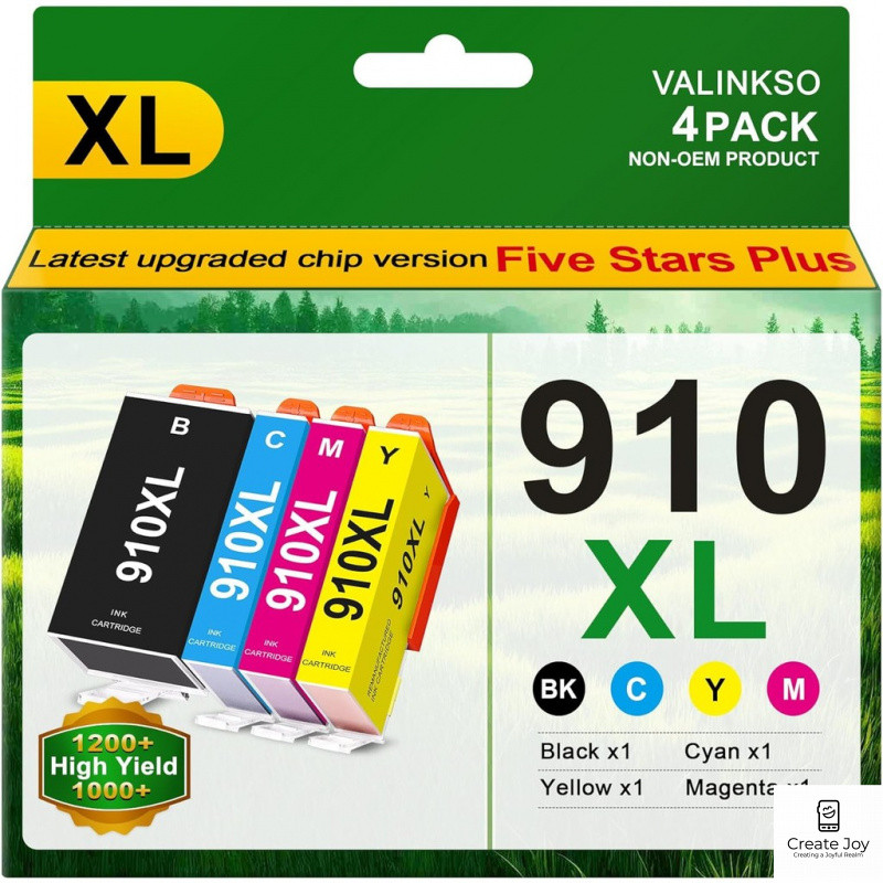 Pek Kombo Kartrij Dakwat 910XL Serasi dengan Kartrij Dakwat HP 910XL ...