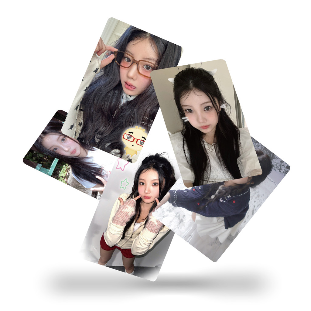 50-55pcs/box ILLIT Holographic Laser Lomo Cards I'LL LIKE YOU SUPER ...