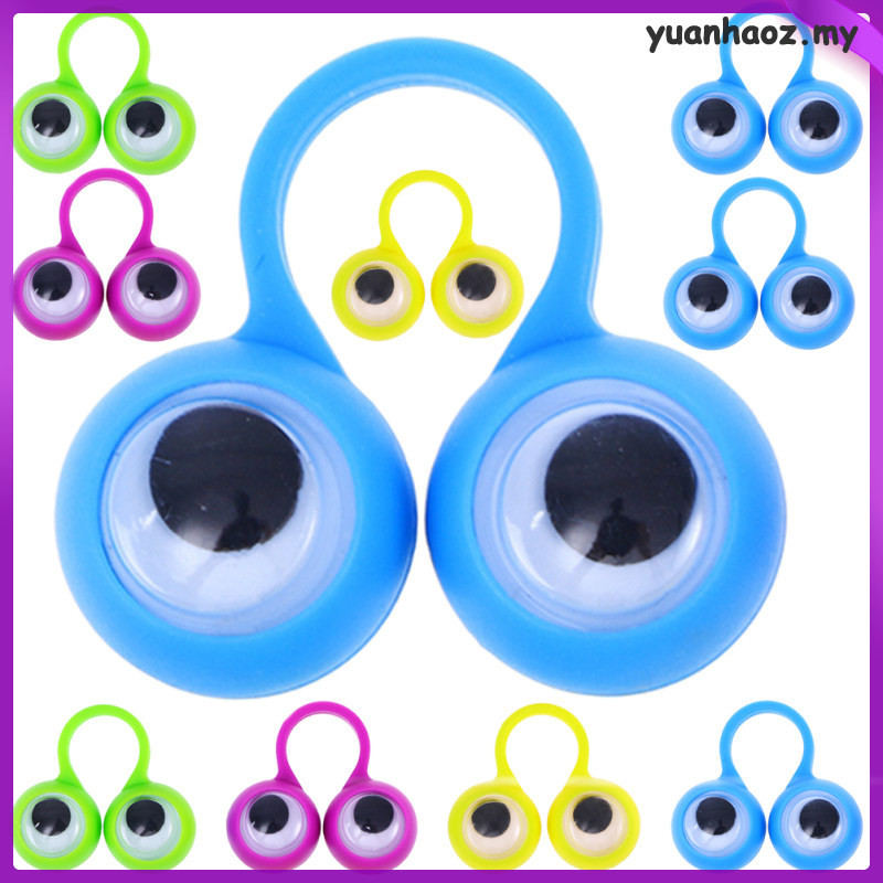 Eye Ring 24 Pcs Finger Googlies Pointers for Classroom Kids Puppets ...