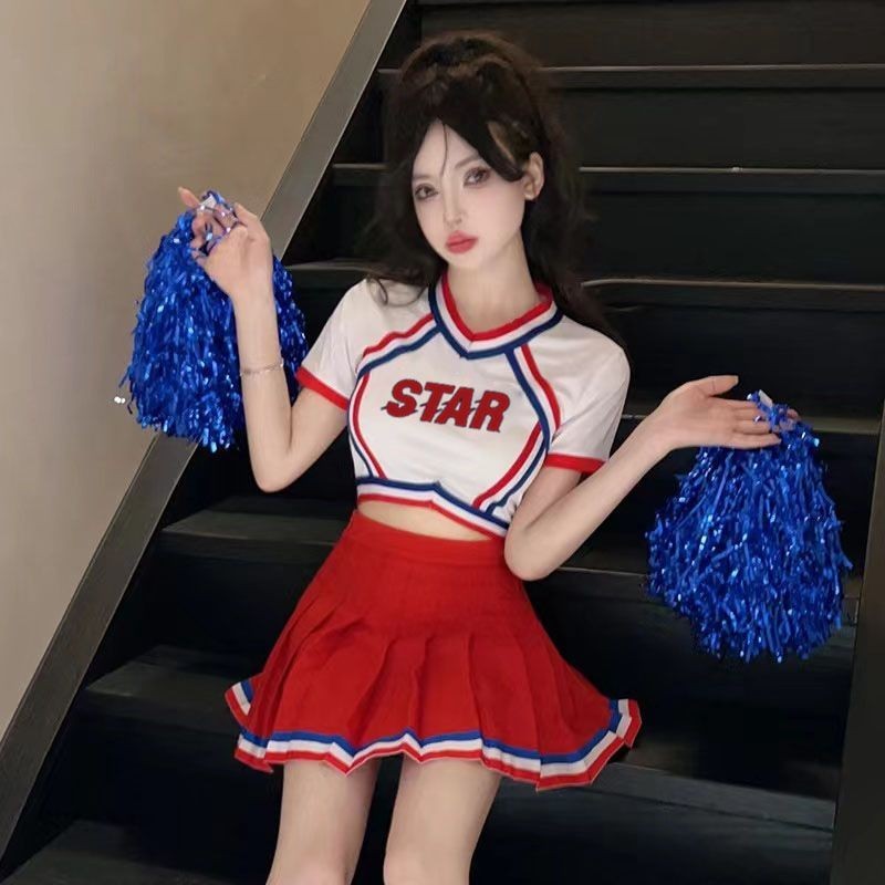 Gidle Female Group Playing Song Uniform Games Cheerleading Uniform ...