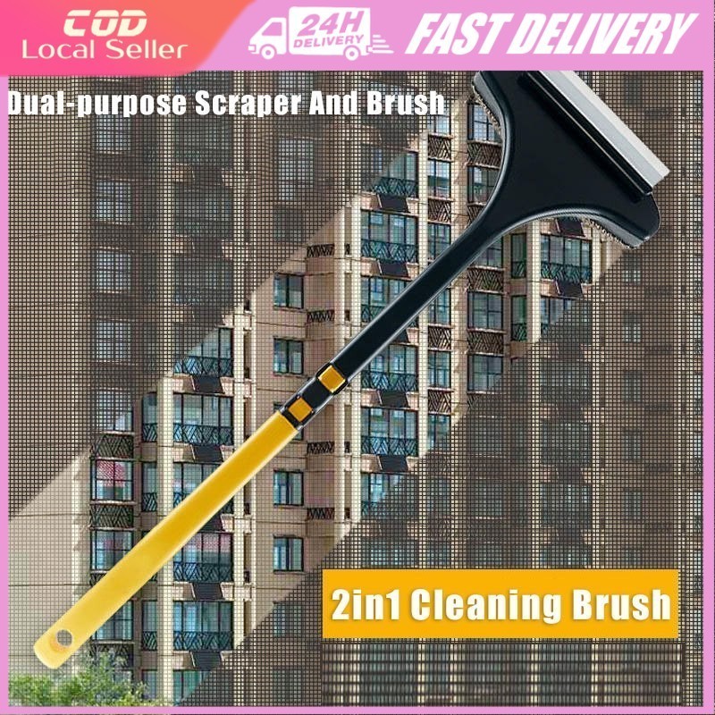 2 In 1 Magic Screen Brush For Window Double Sided Mosquito Net Cleaner ...
