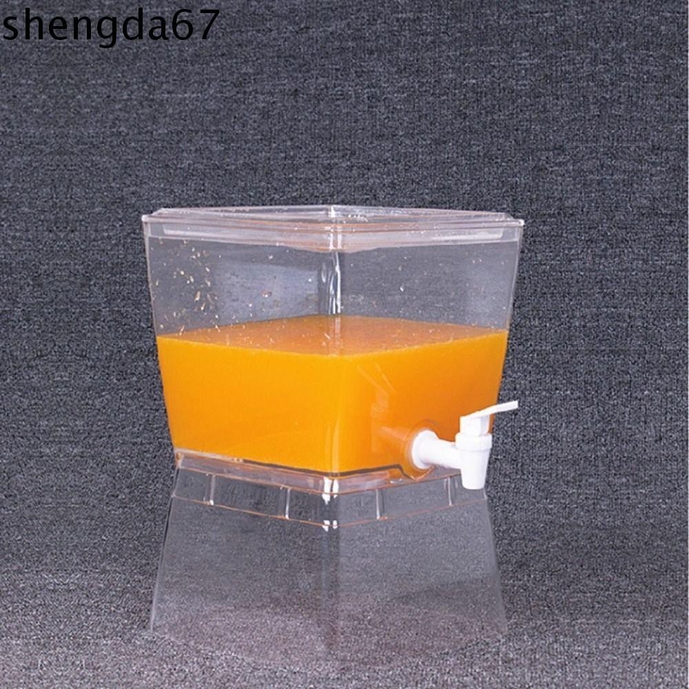 SHENGDA Cold Water Pitcher, with Lid Creative Beverage Dispenser ...