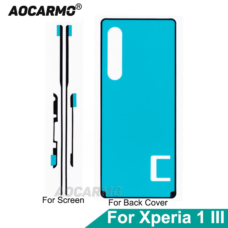For SONY Xperia 1 III X1iii Front LCD Display Screen Adhesive Back ...