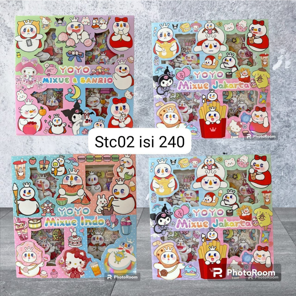 {SyafaStore} Sticker MIXUE Viral Waterproof Sticker Drink Bottle Tumblr ...