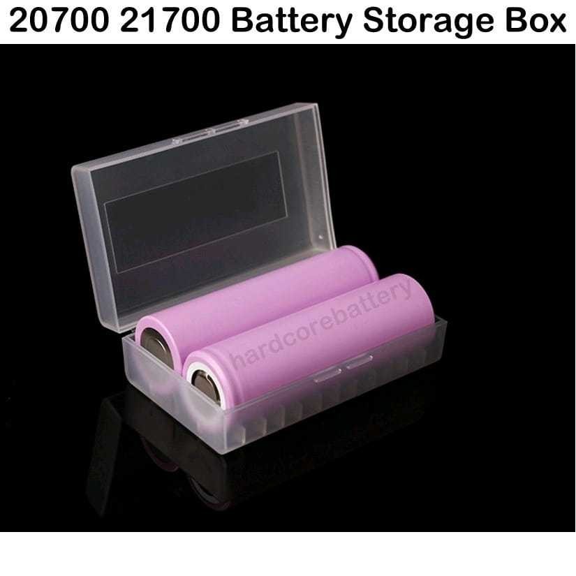 2x21700 Battery Storage Box Holder Hard Protective Case for lithium ion ...