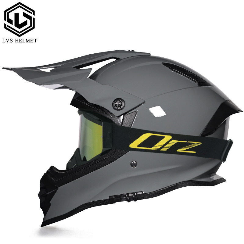 LVS-800 dirt bike helmet Men's and women's dual mirror full helmet Four Season Rally Helmet ...