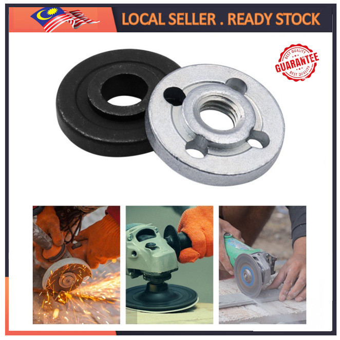 Grinder Flange Kit Lock Nut Set Ikat Disc Mesin Grinder Cutting machine ...