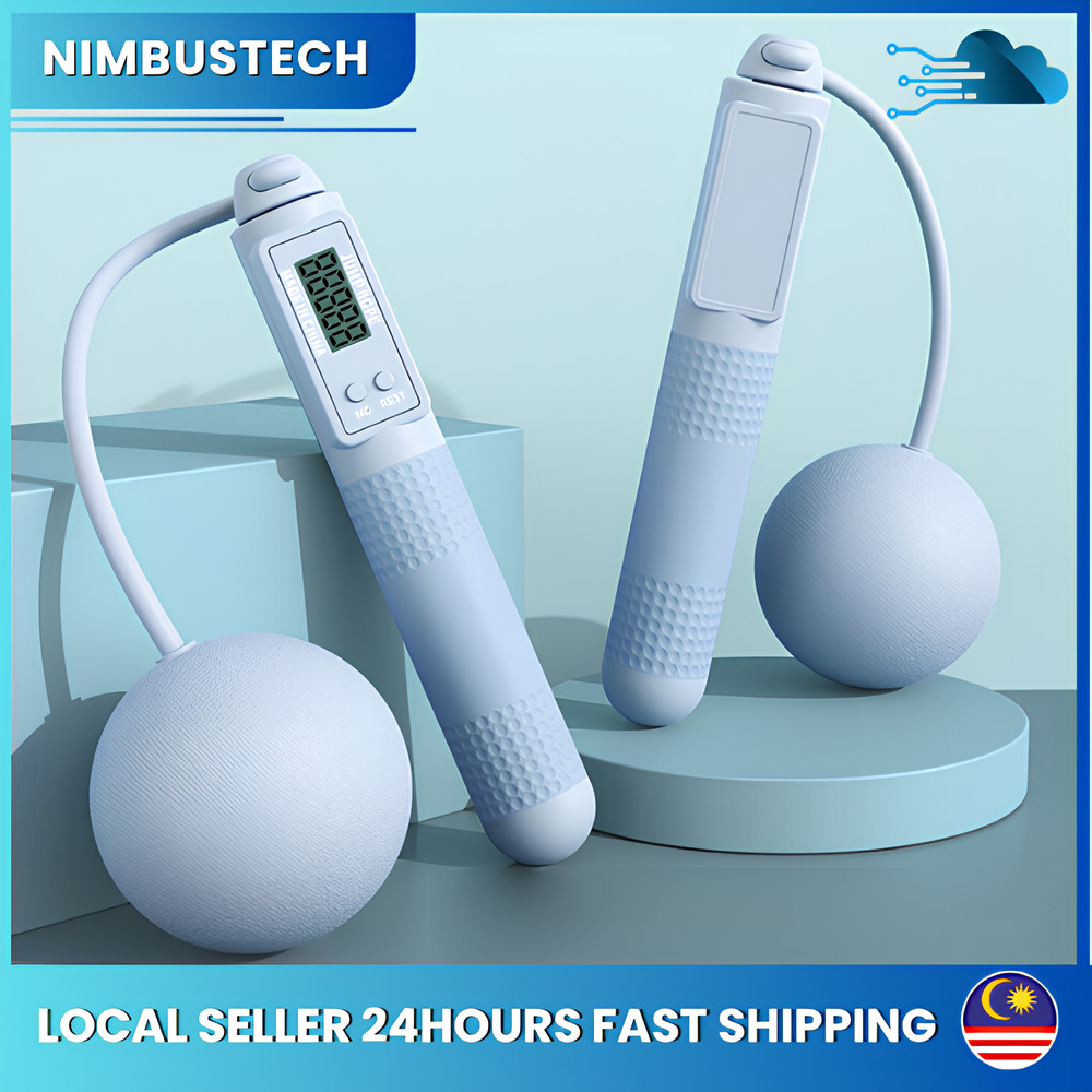 Smart Cordless Skipping Rope Digital Counting Calorie Fitness Sport ...