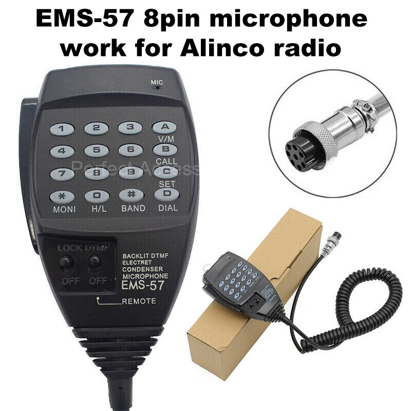 EMS-57 DTMF 8Pin Mic For Alinco DR-03T DR-06T DR-235 DR-635E DR-425E Radio | Shopee Malaysia