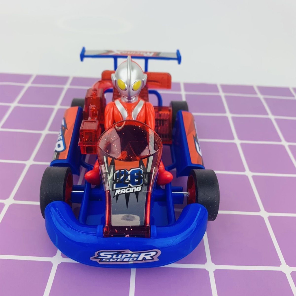 Ultraman Kart Children's Toys Ultraman Superman Car Boy Candy Racing ...