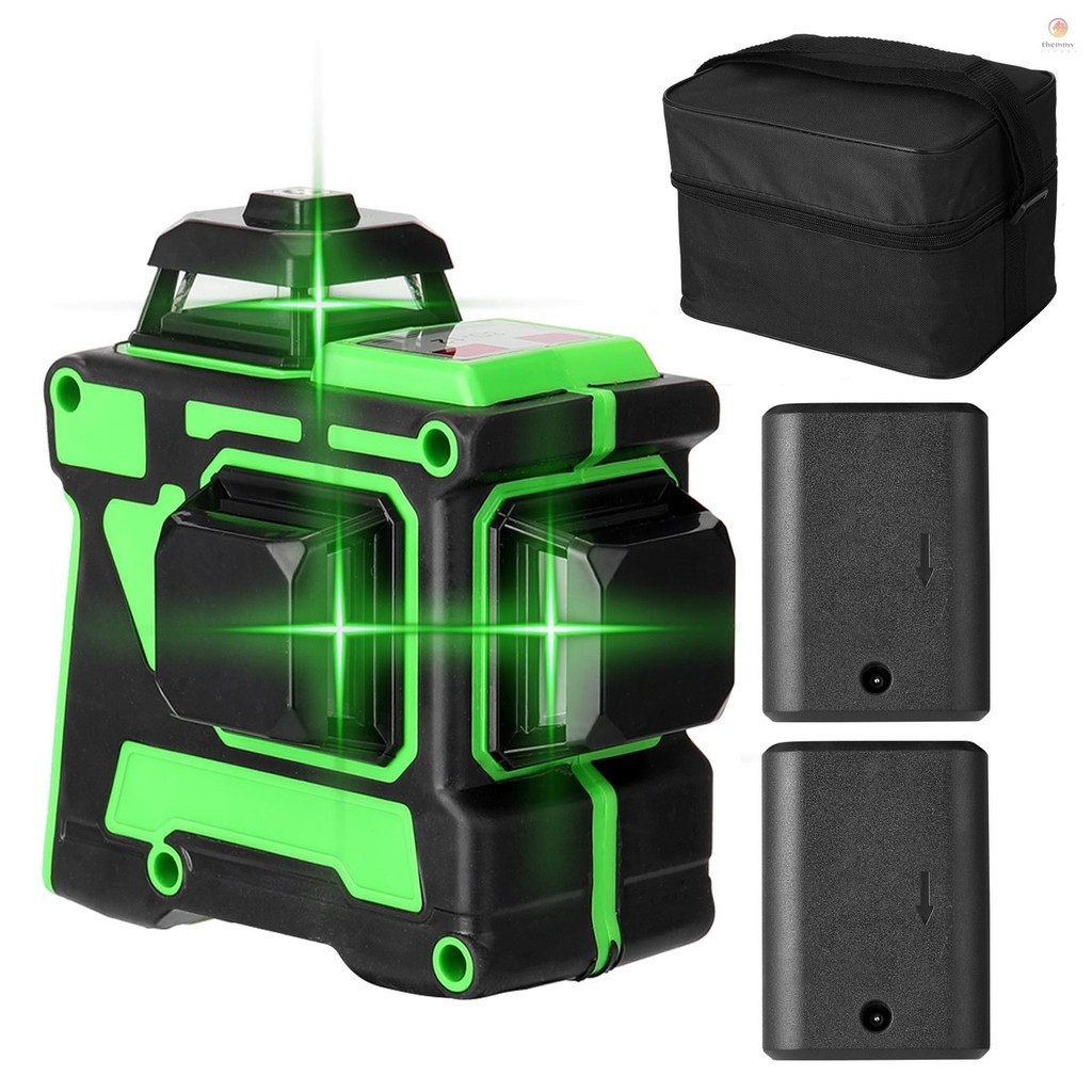 Multifunctional 3D 12 Lines Laser Level Tool Vertical Horizontal Lines ...