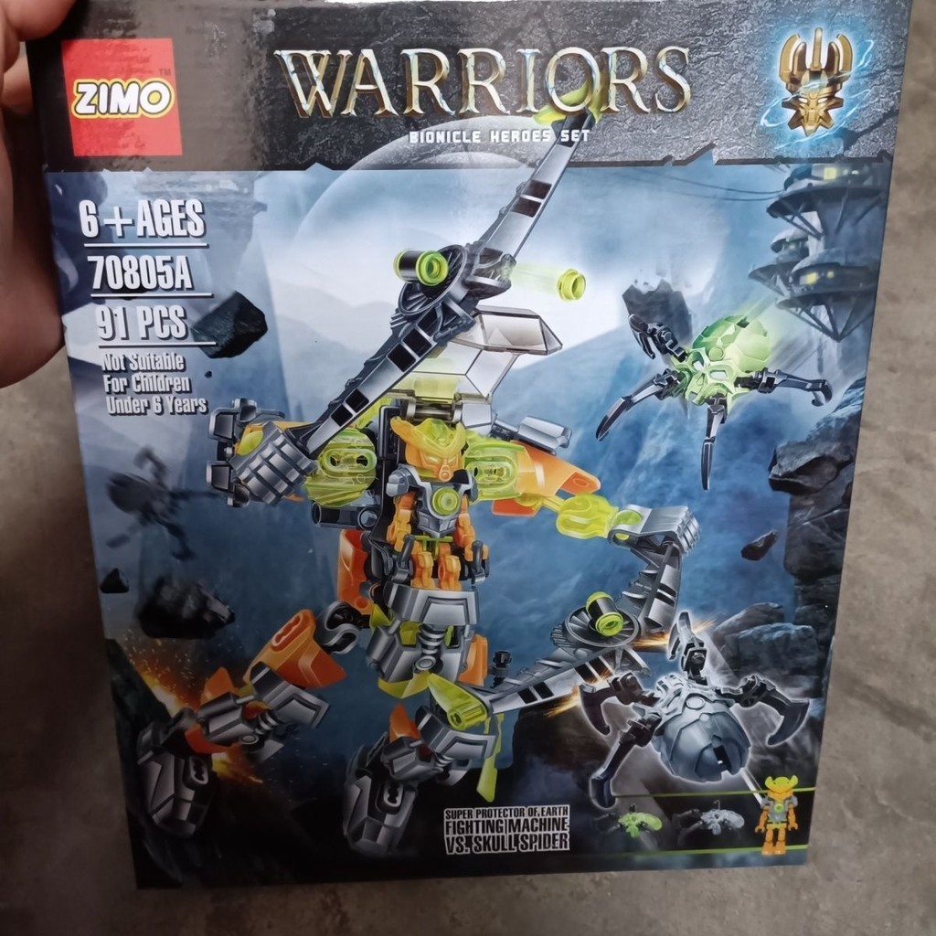 Compatible Building Blocks Biochemical Warrior Series Boy Assembled ...