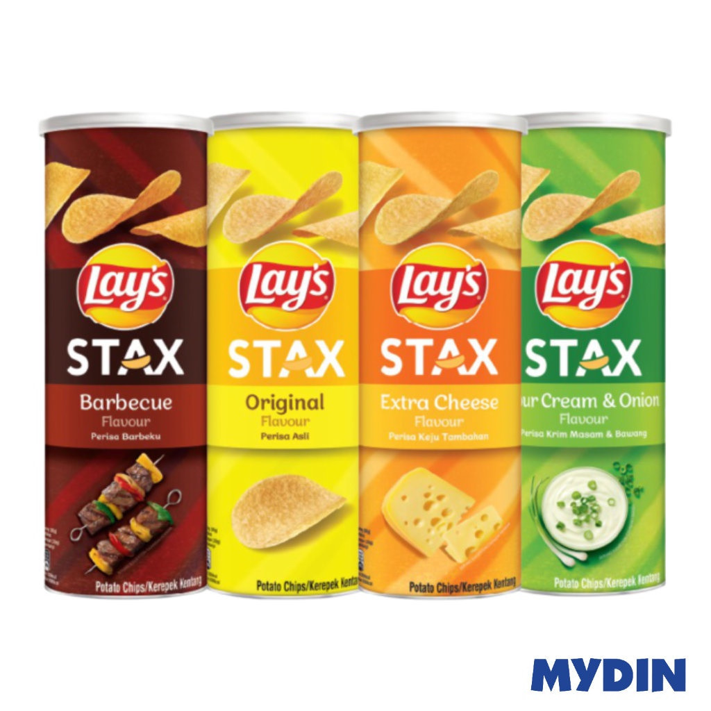 Lay's Stax Potato Chips (135g) - 4 Flavours | Shopee Malaysia