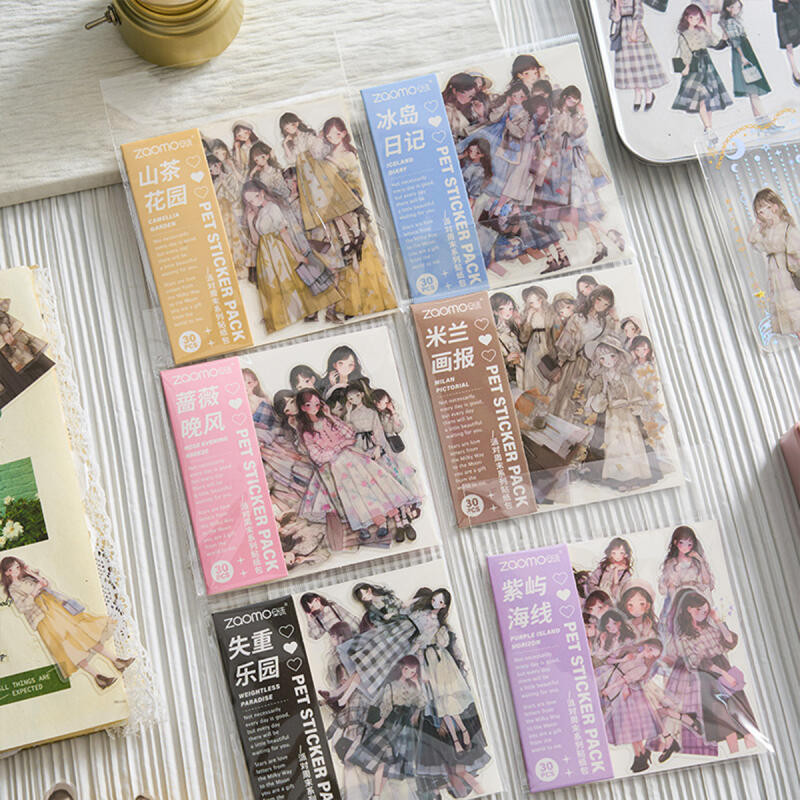 ENWEI 30 Pcs [Party Weekend Collection Series] Kawaii Journal Stickers ...