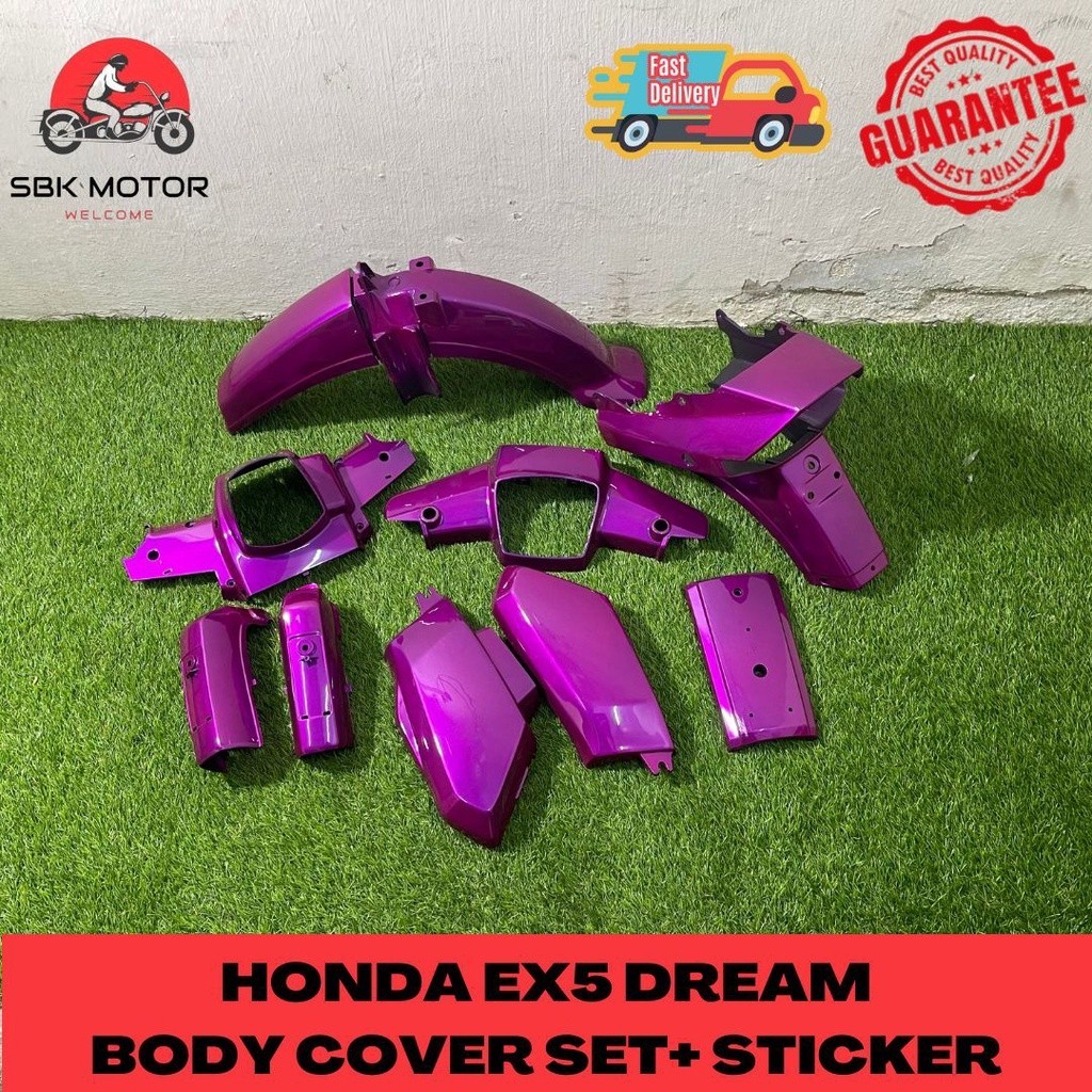 【HOT SALES🔥】HLD HONDA EX5 DREAM VP PURPLE COVER SET WITH STICKER VIETNAM | Shopee Malaysia