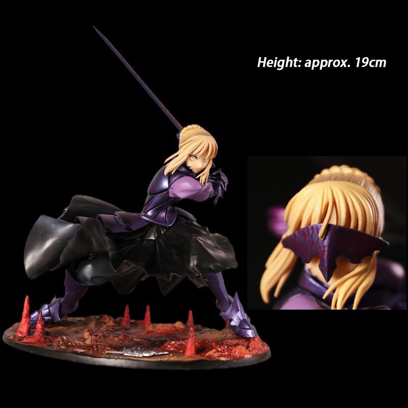 Anime Fate Stay Night Figure King of Knights Saber Action Figure Scale ...